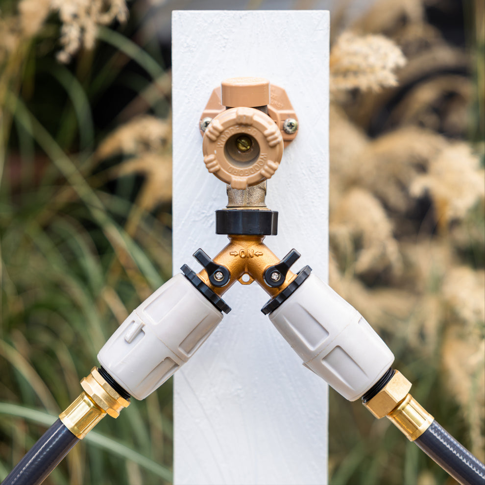Brass Hose Splitter | 2-way | Hoselink – Hoselink USA