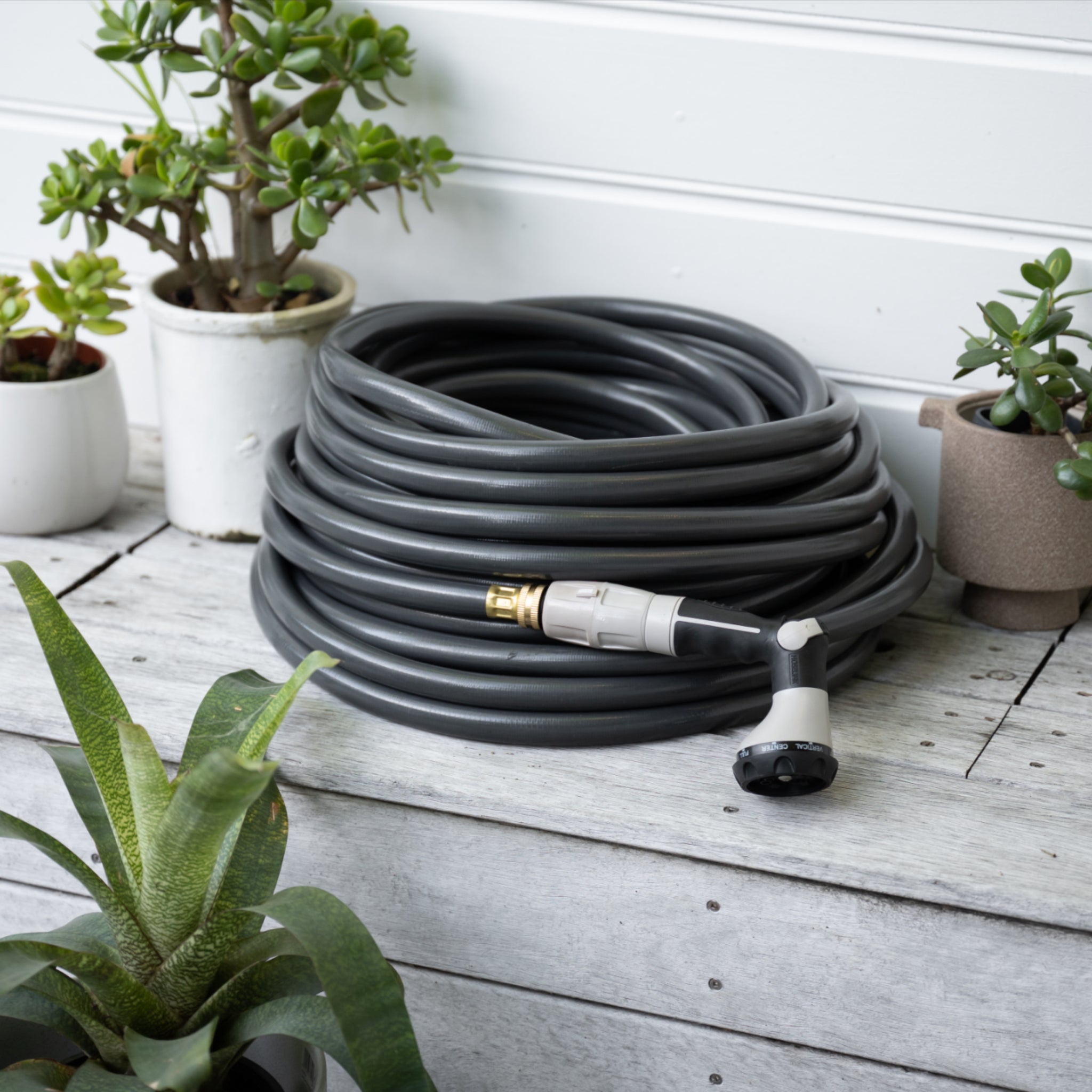 100ft Hose and Hanger | 5/8" Superflex Hose | Heavy Duty Hose Hanger ...